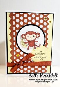 Little Monkey Virtual Card Class – My Stamp Studio